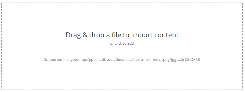 Import SCORM Content – enabley